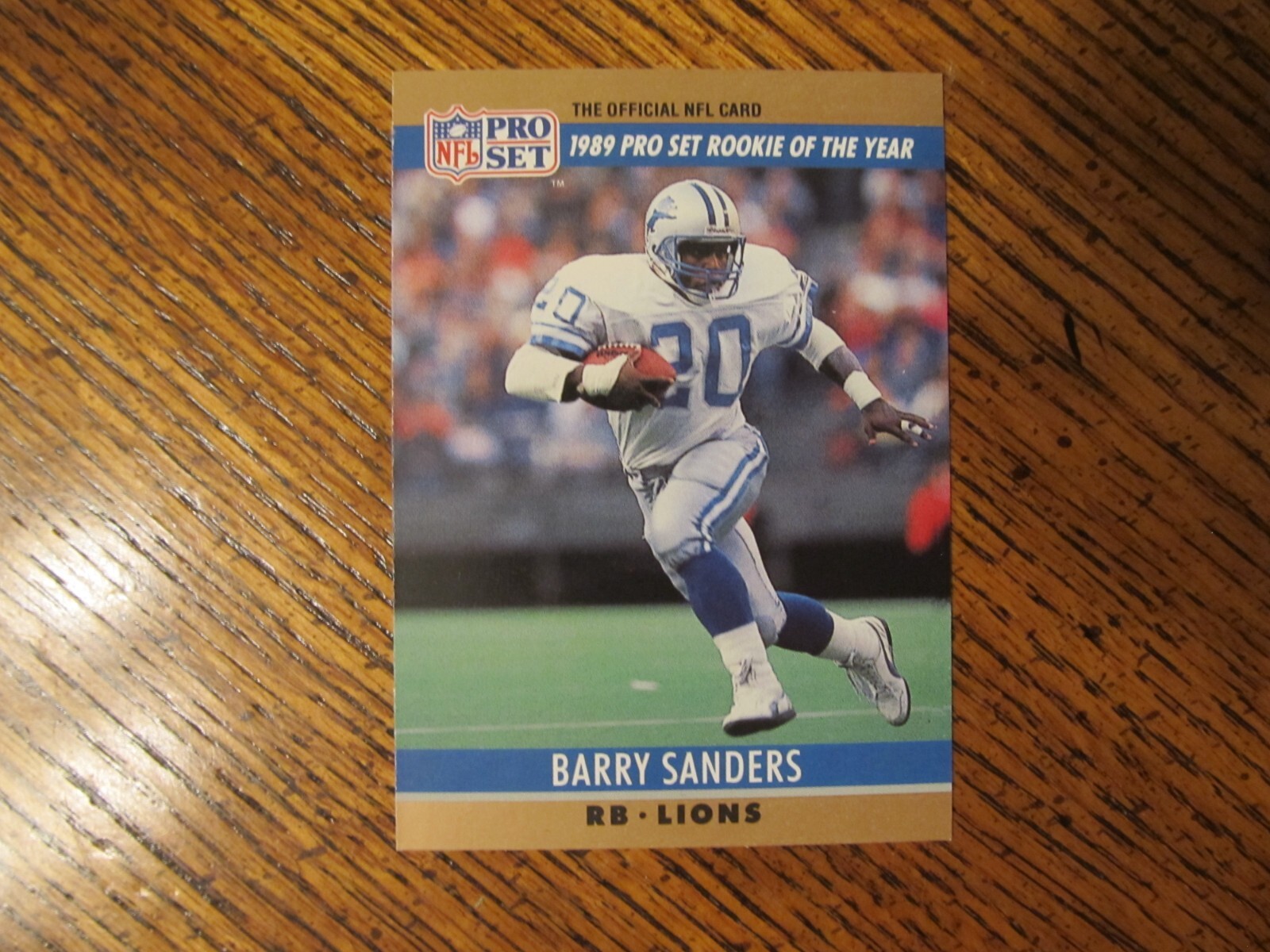 BARRY SANDERS PRO SET ROY DETROIT LIONS FOOTBALL COLLECTIBLE CARD | eBay