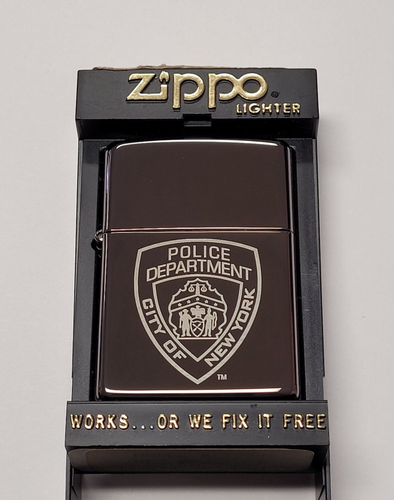 Vintage Zippo 2004 New York Police Department Lighter | Mint in Box ...