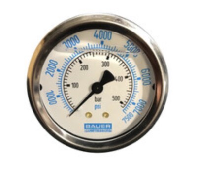 GAG-0009W 0-7500PSI CBM U-Clamp Gauge - Bauer Compressors | eBay