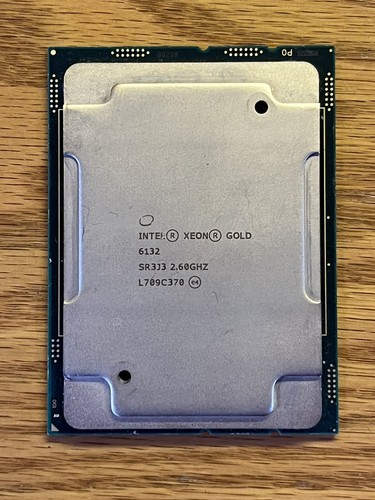 Intel SR3J3 Xeon Gold 6132 2.6Ghz 14-Core 19.25MB L3 Cache LGA3647 ...
