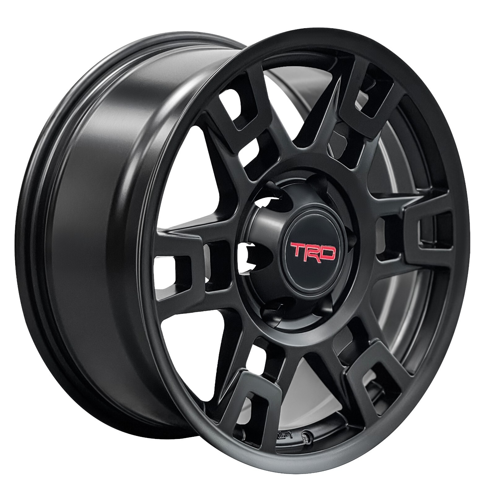 Toyota TRD Style Wheel 17x7.5" Auto Rim Matte Black 4pc | eBay