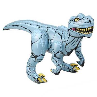 Dinosaur Inflatable Blow Up Raptor Party Supplies Decoration Toy 60cm ...