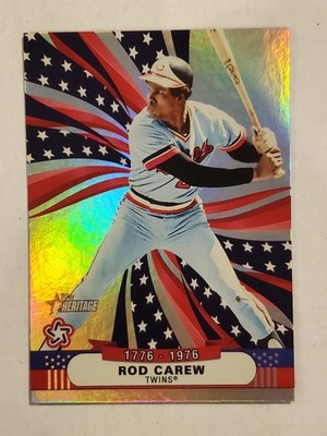 ROD CAREW 2025 Topps Heritage High Number BICENTENNIAL STARS ...