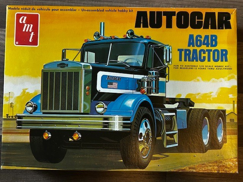 AMT t526 Autocar A64B Tractor Truck Vintage 1/25 McM kit niob | eBay