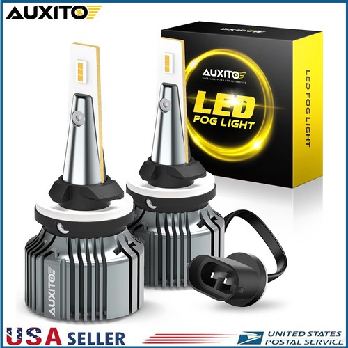 AUXITO 880 893 899 LED Bulbs 3000K Golden Yellow Super Bright Fog Light ...