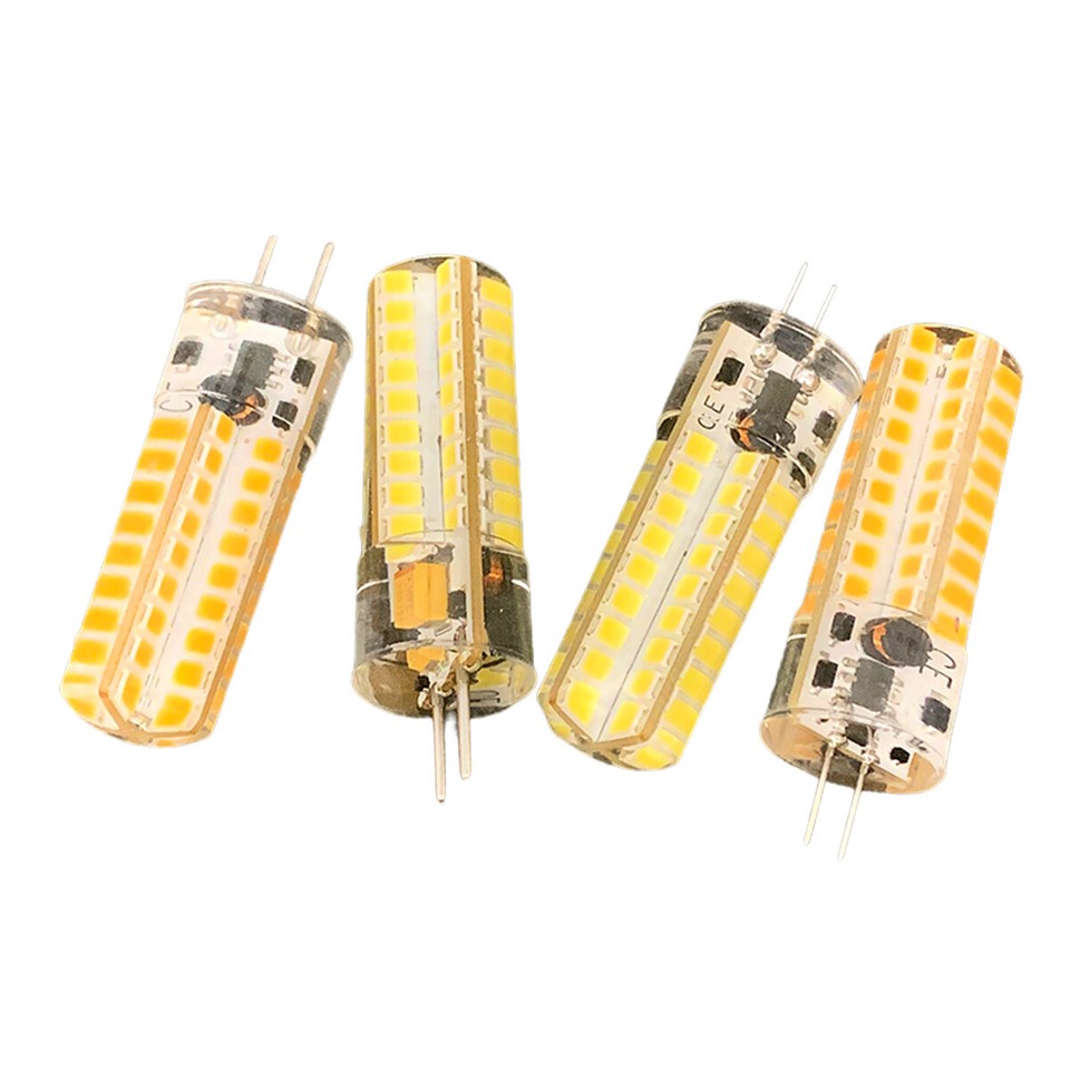 Dimmable G4/GY6.35 Led Light Bulb 7W 72leds 12V 3000k SMD2835 Silicone ...