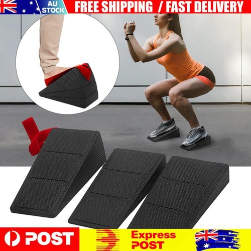 Squat Wedge Block Calf Raise Block Adjustable for Fitness Workout (with ...