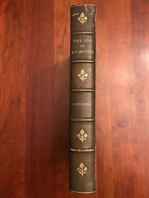 SIGNED William K. VANDERBILT, Log of My Motor: 1899-1908, 1st ed ...