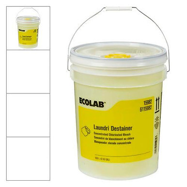 Ecolab Destainer Laundry Liquid 18.9L/5 Gallon Protein Removal | eBay