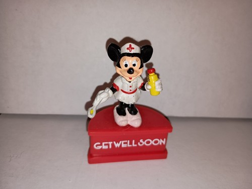 Vintage Disney Mini Messengers Minnie Mouse Get Well Soon 3" Figure. | eBay