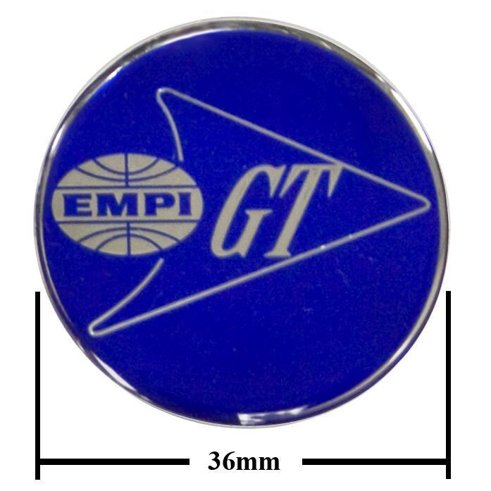 Empi 17-2991 Wheel Cap/Horn Button Sticker, Empi/GT Logo Blue/Silver ...
