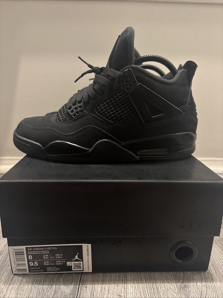 Jordan 4 Retro Black Cat | eBay Jordan 4 Retro Black Cat | eBay