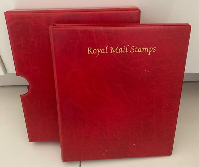 Royal Mail Red Stamp Album. Space for 48 covers + slipcase. Excellent ...