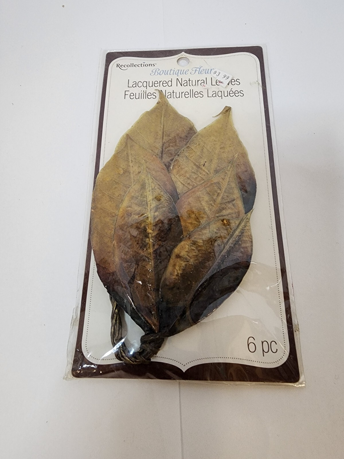 RECOLLECTIONS Boutique Fleur Lacquered Natural Gold Leaves ...