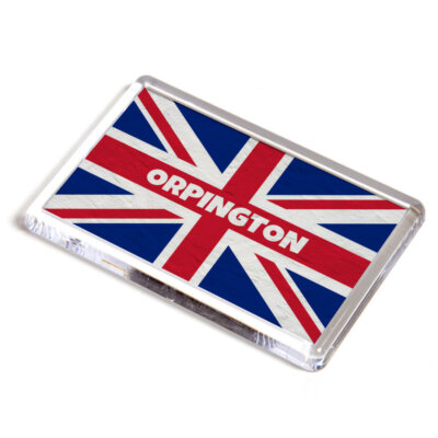 FRIDGE MAGNET - Orpington - Union Jack Flag | eBay