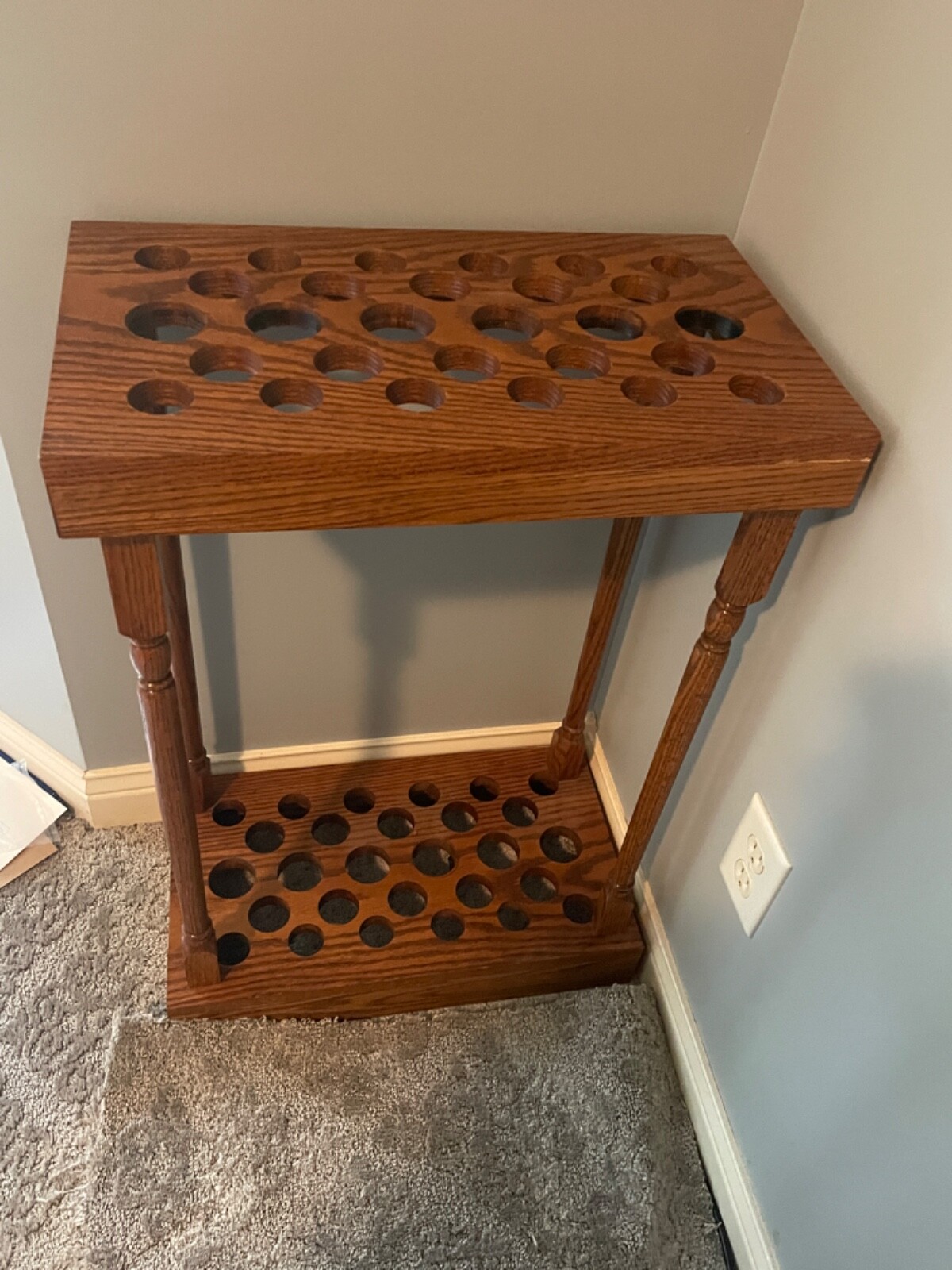 Custom Walking Stick Stand - Gem