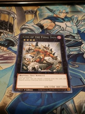 ANGU-EN049 King of the Feral Imps Rare 1st Edition Mint YuGiOh Card Yu ...