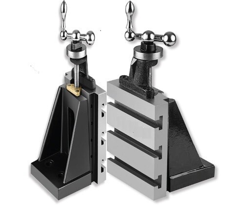 VERTICAL MILLING SLIDE FIXED BASE 4" X 5" WITH 2"50MM SELF CENTERING ...