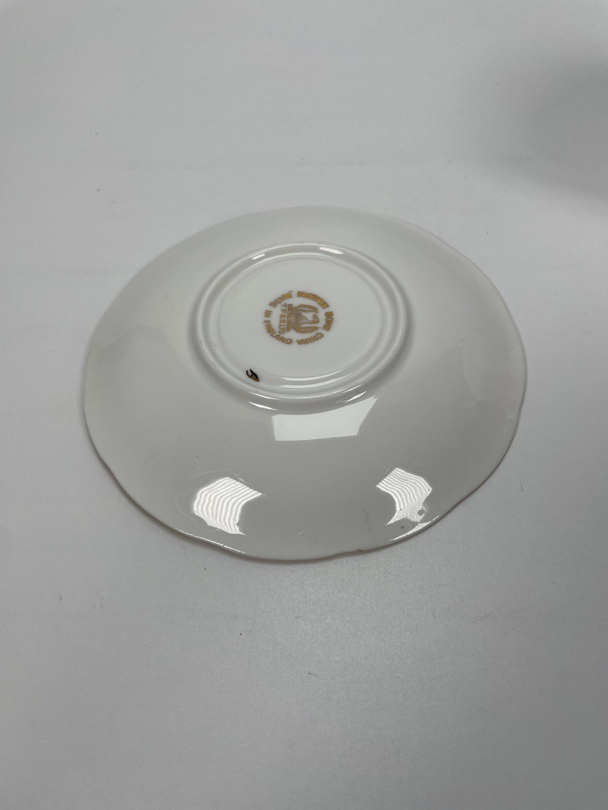 T.F & S LTD Phoenix Bone China England White Pink Flower Gold Tea Cup ...