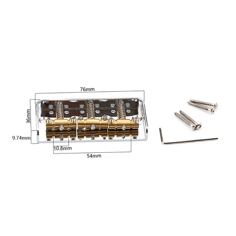 Guitar 6 String Bridge for Electric Guitar Bridge Guitar Bridge with ...