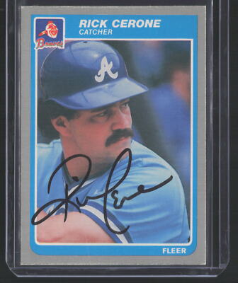 1985 Fleer Update Rick Cerone Auto Autograph #U-24 | eBay