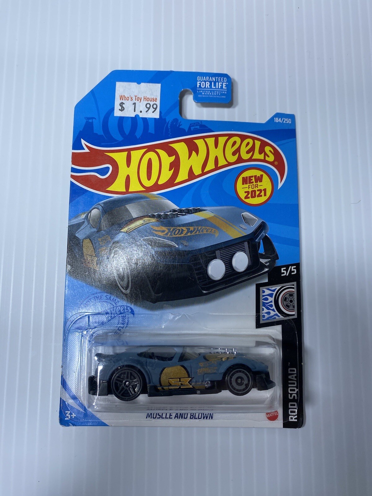Muscle and Blown (blue) 2021 Hot Wheels Rod Squad - GRX50 Mattel ...