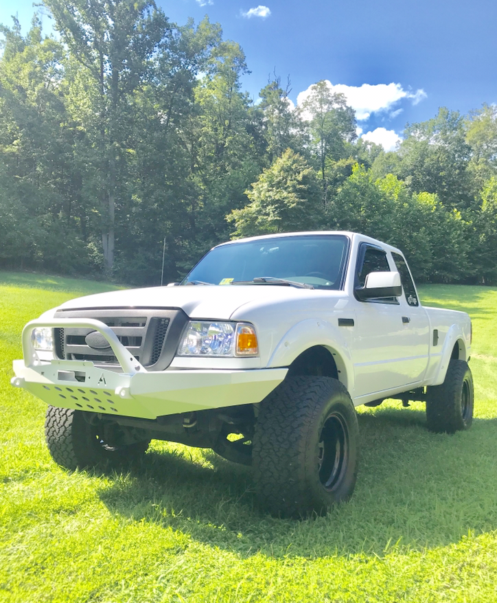 Elite Ford Ranger Modular Front Winch Bumper with Bull Bar 1998-2011 ...