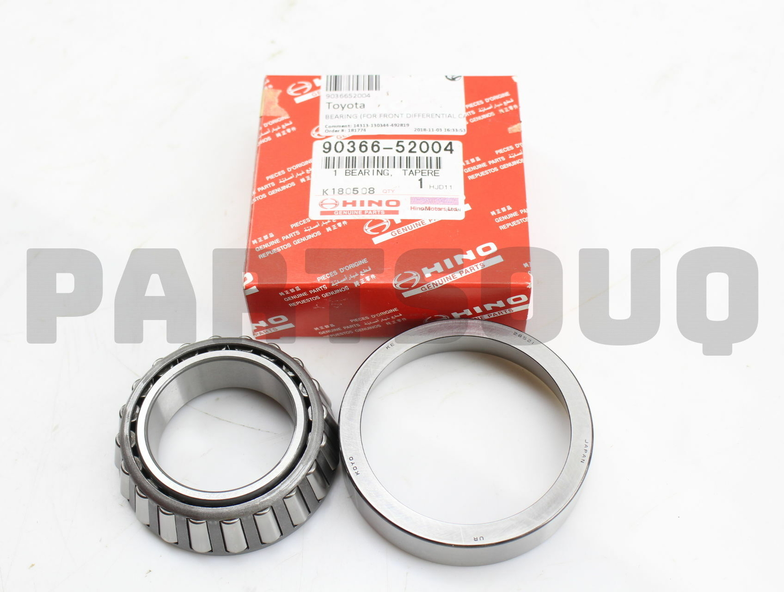 9036652004 Genuine Toyota BEARING (FOR FRONT DIFFERENTIAL CASE) 90366 ...