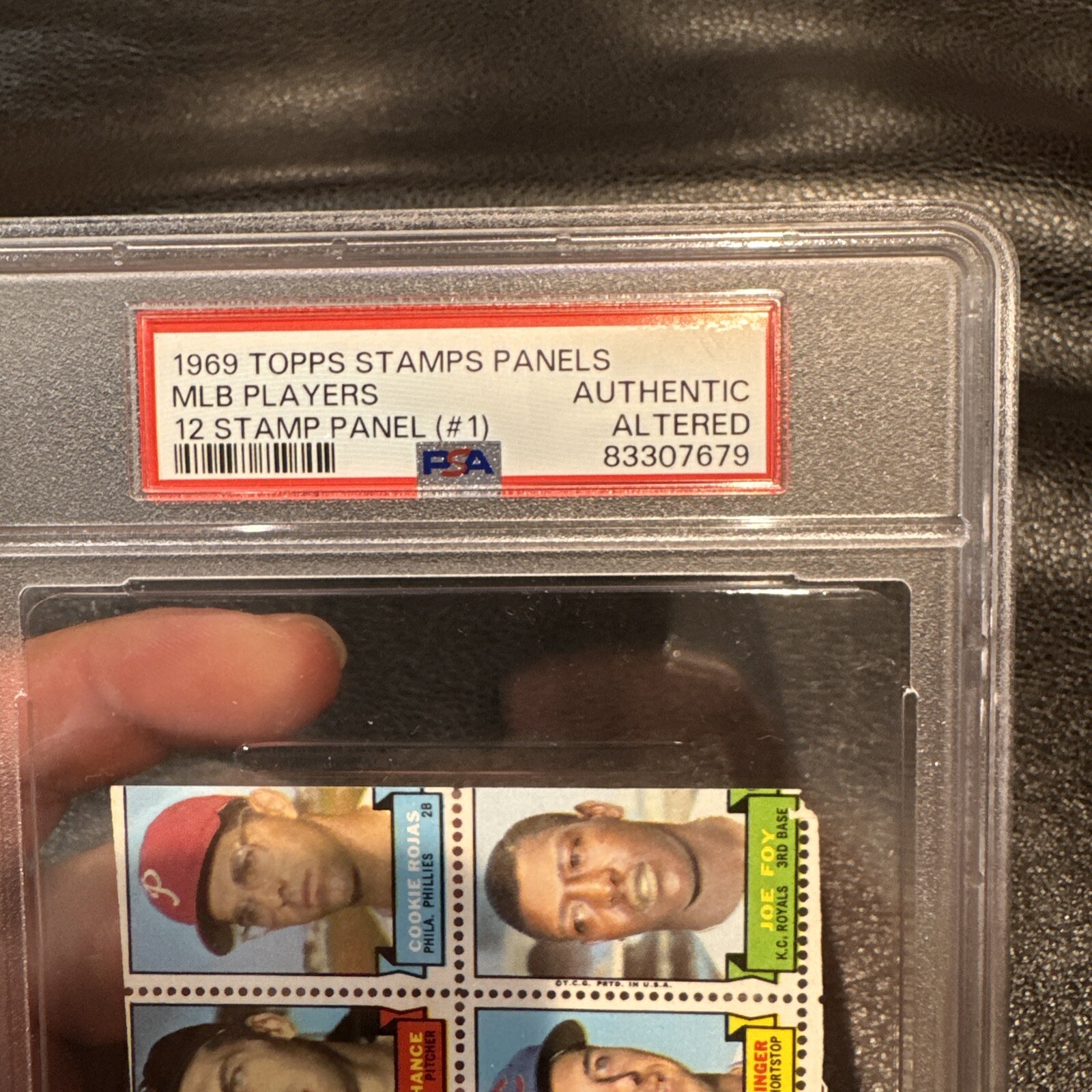 1969 TOPPS STAMPS PANELS 12 STAMPS MICKEY MANTLE SUPER RARE PSA ...