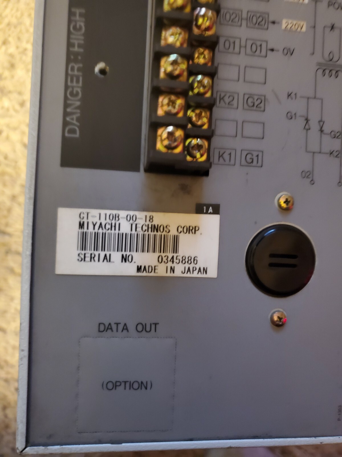 MIYACHI WELD CONTROLLER WELTOUCH CT-110B | eBay Australia