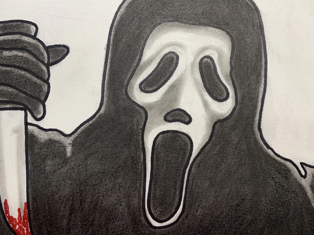 Scream Movie Drawing