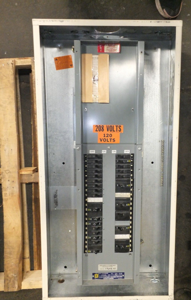 SQUARE D MAIN LUG PANEL - NQOD442L225CU - 208/120 V - 225 A - #266 | eBay