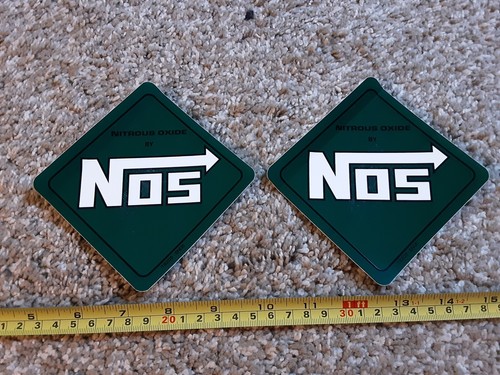 Lot of 2 NOS Nitrous Oxide Racing Decals Stickers Street Outlaw NHRA ...