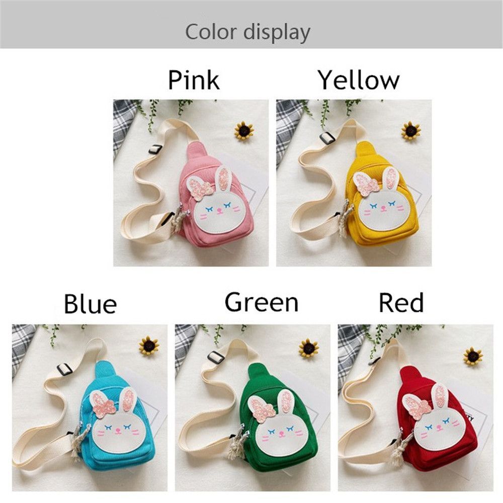 Girls Boy Preschool Kids Shoulder Bag Rabbit Children's Canvas Bag ...