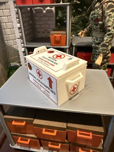 1/6 Scale 12" Gi Joe Adventure Team Medical Supplies Container | eBay