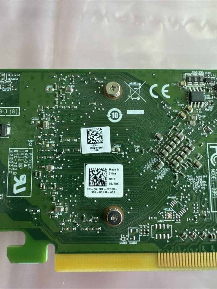 Dell AMD Radeon RX 550 4GB Graphics Card GPU 06J78X 0NDRG5 High Profile ...