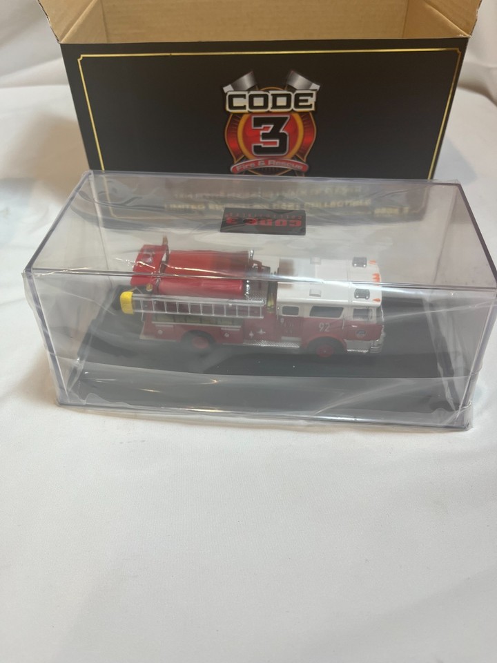 Code 3 FDNY Engine 92 Mack CF Pumper 1/64 model | eBay