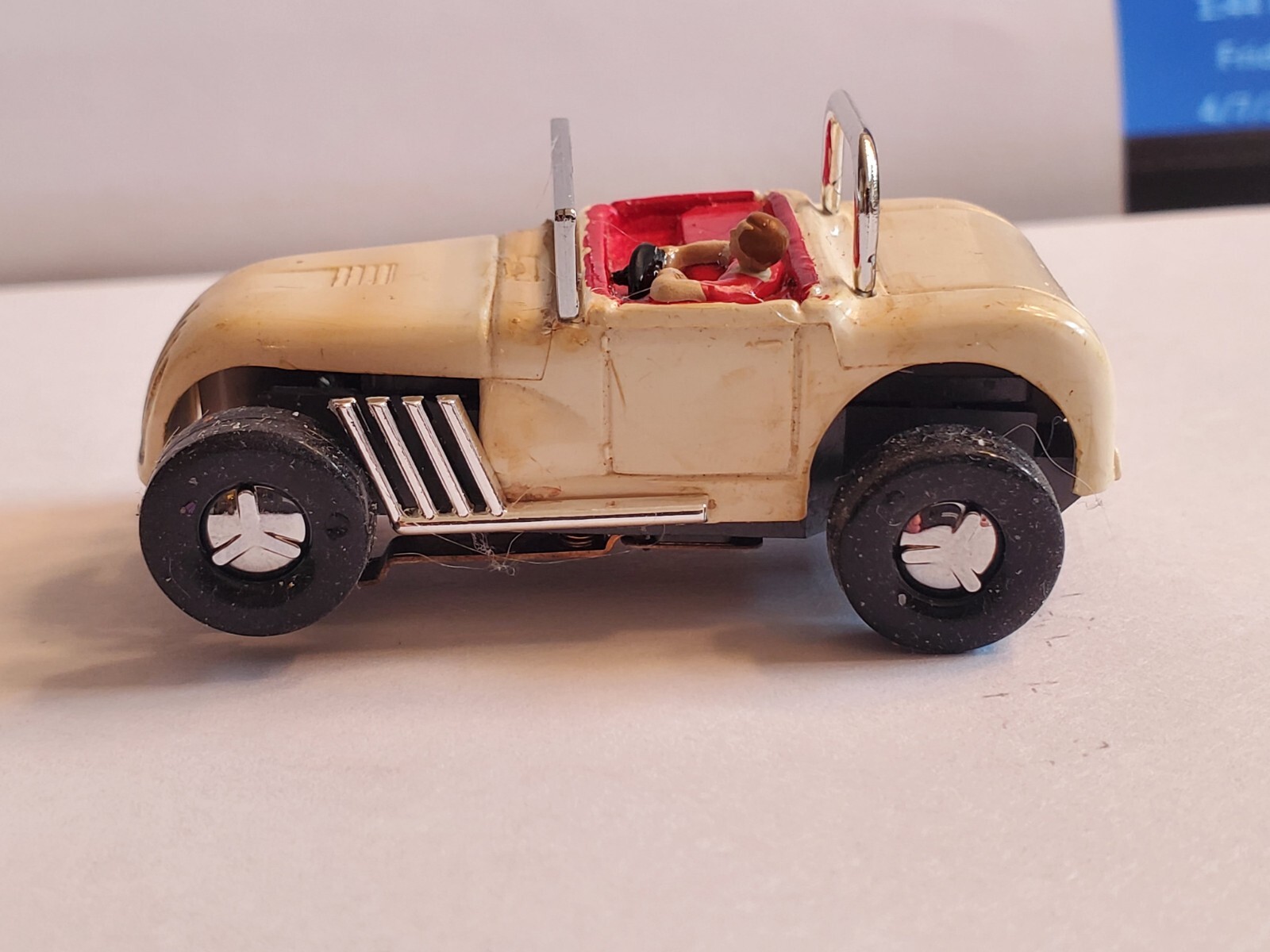 AURORA VINTAGE HOT ROD WHITE TJET HO SLOT, ORIGINAL AURORA CHASSIS, | eBay