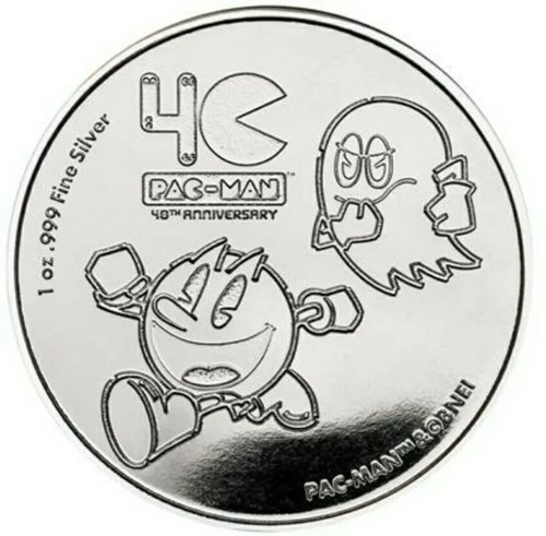 2020 $2 Niue 40TH ANNIVERSARY OF PAC MAN 1 Oz Silver Proof Coin. | eBay