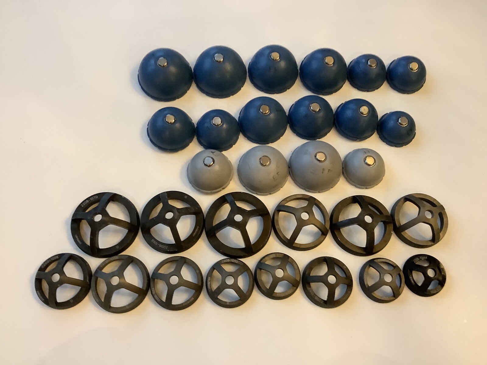 Lot of 30 Hemispherical Acetabular Shells Different Types and Sizes | eBay