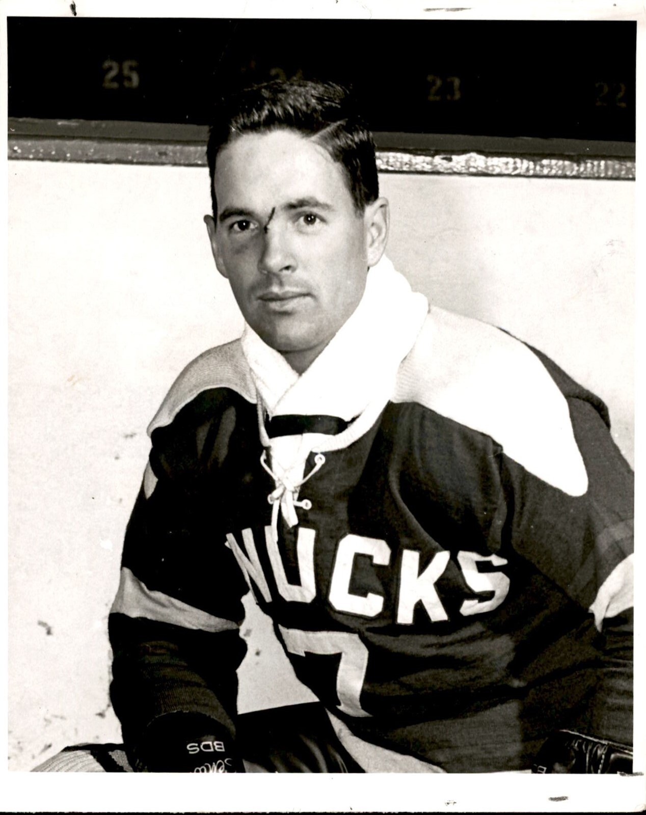 PF42 Original Photo JACK MCLEOD 1956-58 VANCOUVER CANUCKS WHL HOCKEY ...