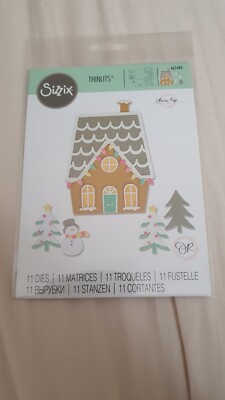 Sizzix Thinlits 11 Die Set - House (Gingerbread) 665480 by Olivia Rose | eBay UK