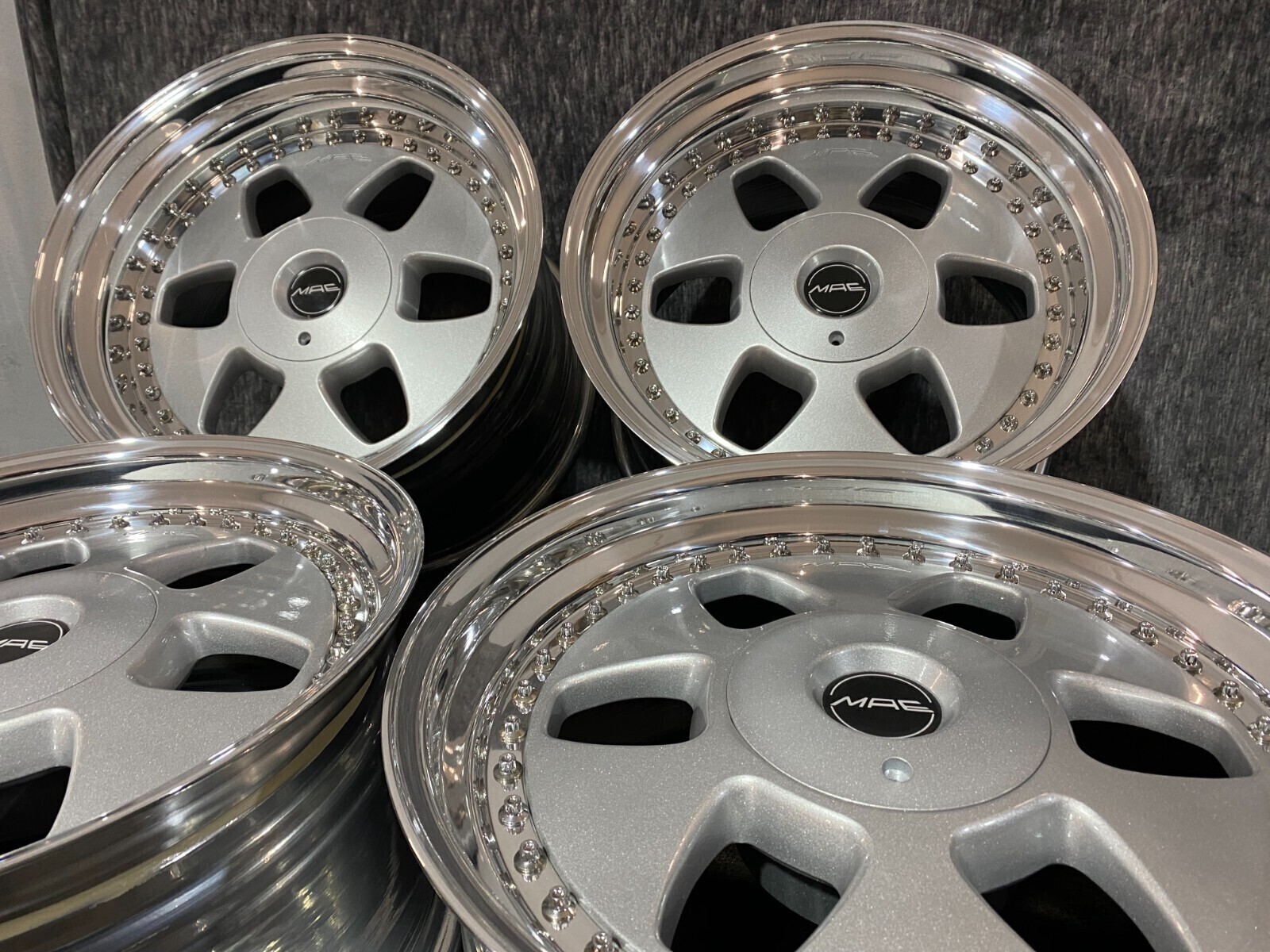 Orig. Mae MACH1 Rims 10+11,5 x 18 Mercedes AMG R129 W124 E500 E60 W126 ...