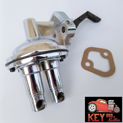 Small Block Chrysler Chrome Mechanical Fuel Pump 8 PSI 80 GPH 273 318 ...