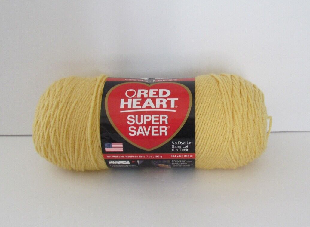 Red Heart Super Saver #0320 Cornmeal Yarn, 7 oz., 364 Yards, NEW | eBay