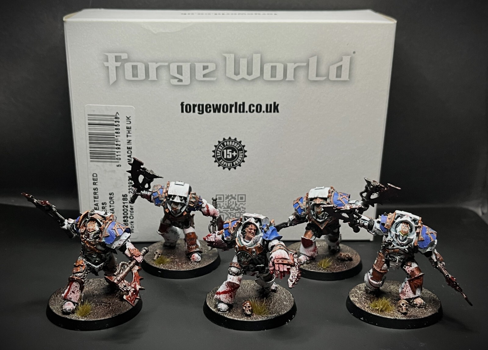 World Eaters Legion Red Butchers painted Warhammer 40k Chaos Horus ...