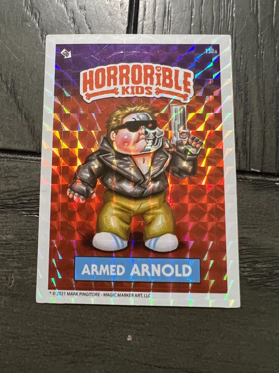 GPK Trading Card Foil FOIL Mark Pingitore Horrorible Kids 9 GPK HK9 ...