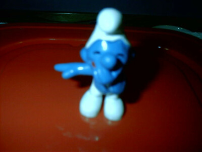RARE Vintage Smurfs Figure Jokey Finger Pointing Laughing West Germany ...