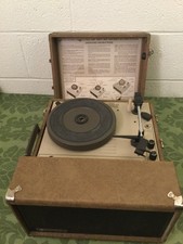 Audiotronics 304A Portable Phonograph Classroom Record Player Tested ...