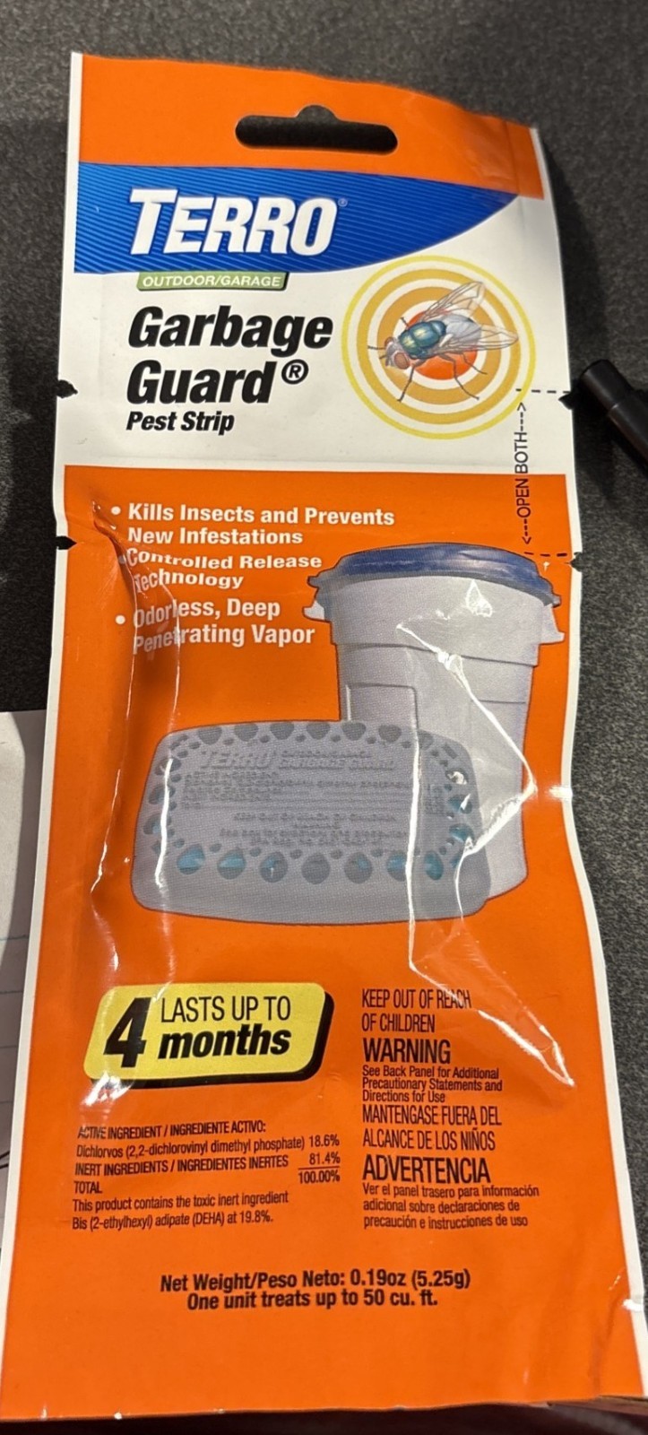 TERRO T801 Garbage Guard Pest Strip Outdoor/Garage | eBay